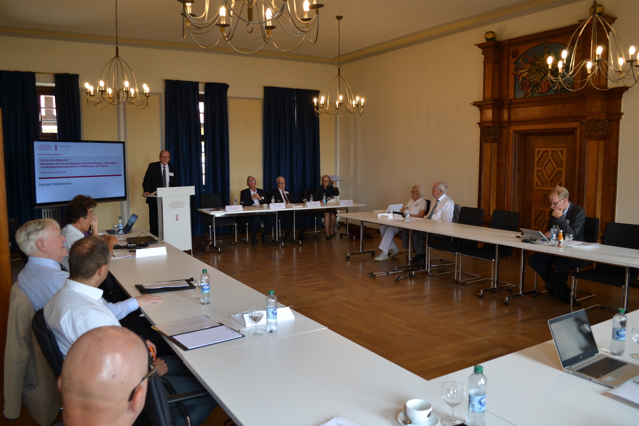 Tagung „Kirche ohne Mitglieder? Nachdenken über die Rechtsgestalt korporativer Religion ...