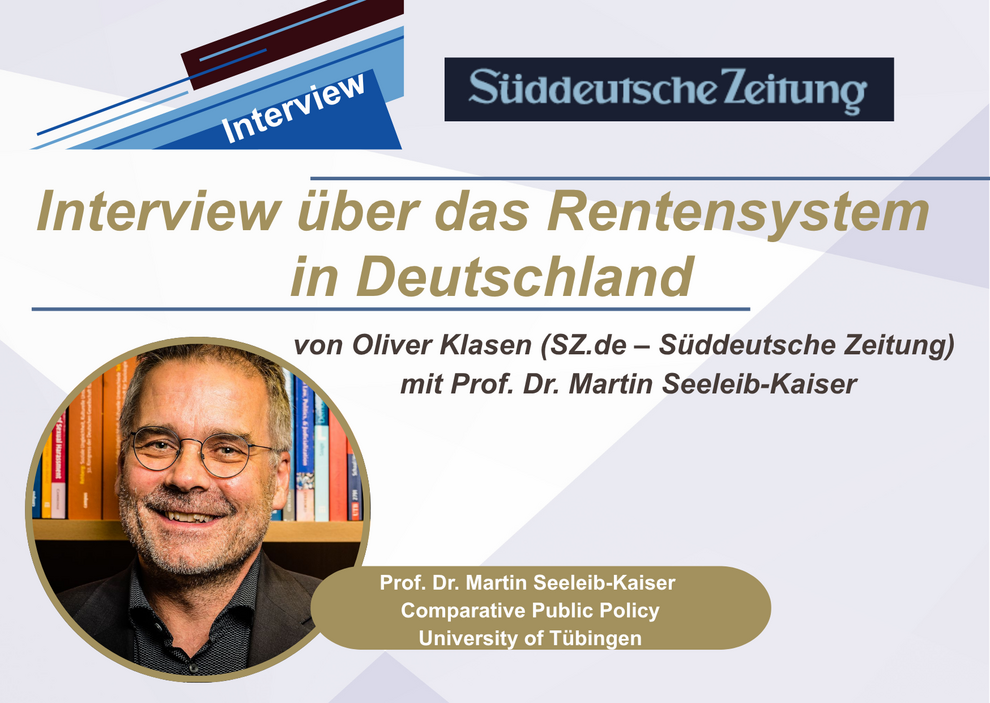 Rentensysteme in Deutschland: Prof. Dr. Martin Seeleib-Kaiser in der ...